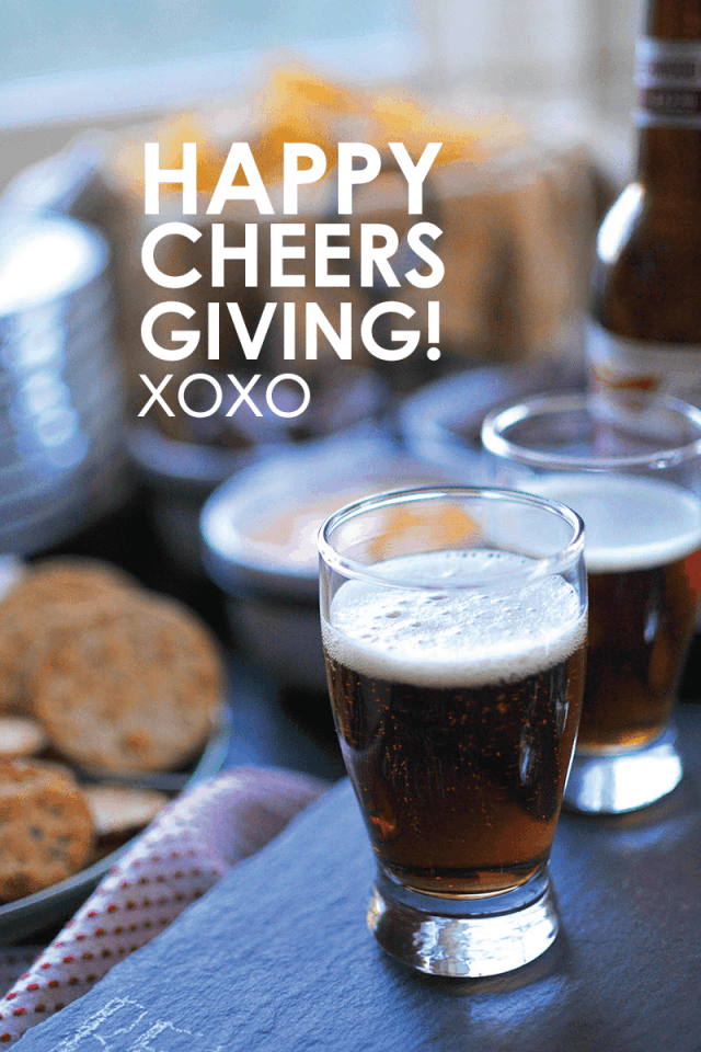 Happy Cheersgiving! (and How To: Host a Beer Tasting Party) - the pig ...