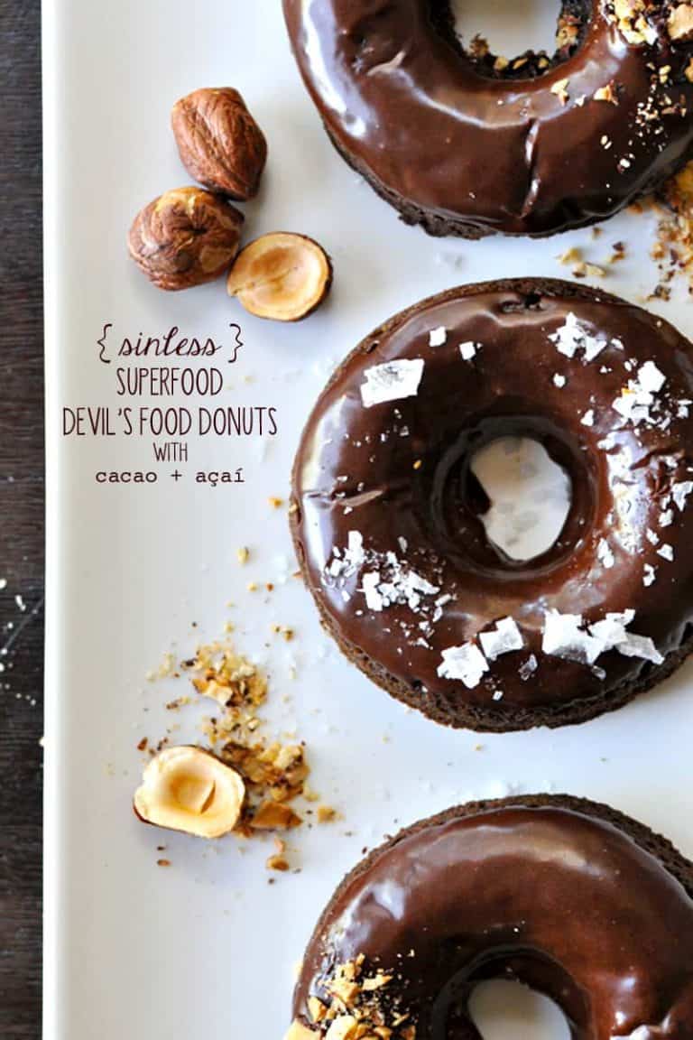 Sinless Superfood Devil's Food Donuts + a Sambazon Giveaway - # ...