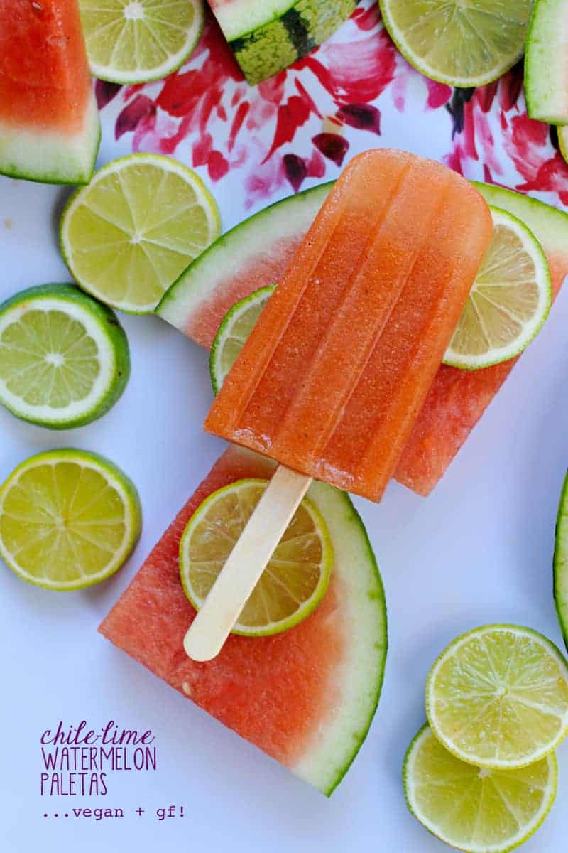 Chile-Lime Watermelon Paletas (vegan + paleoish/gf) - the pig & quill
