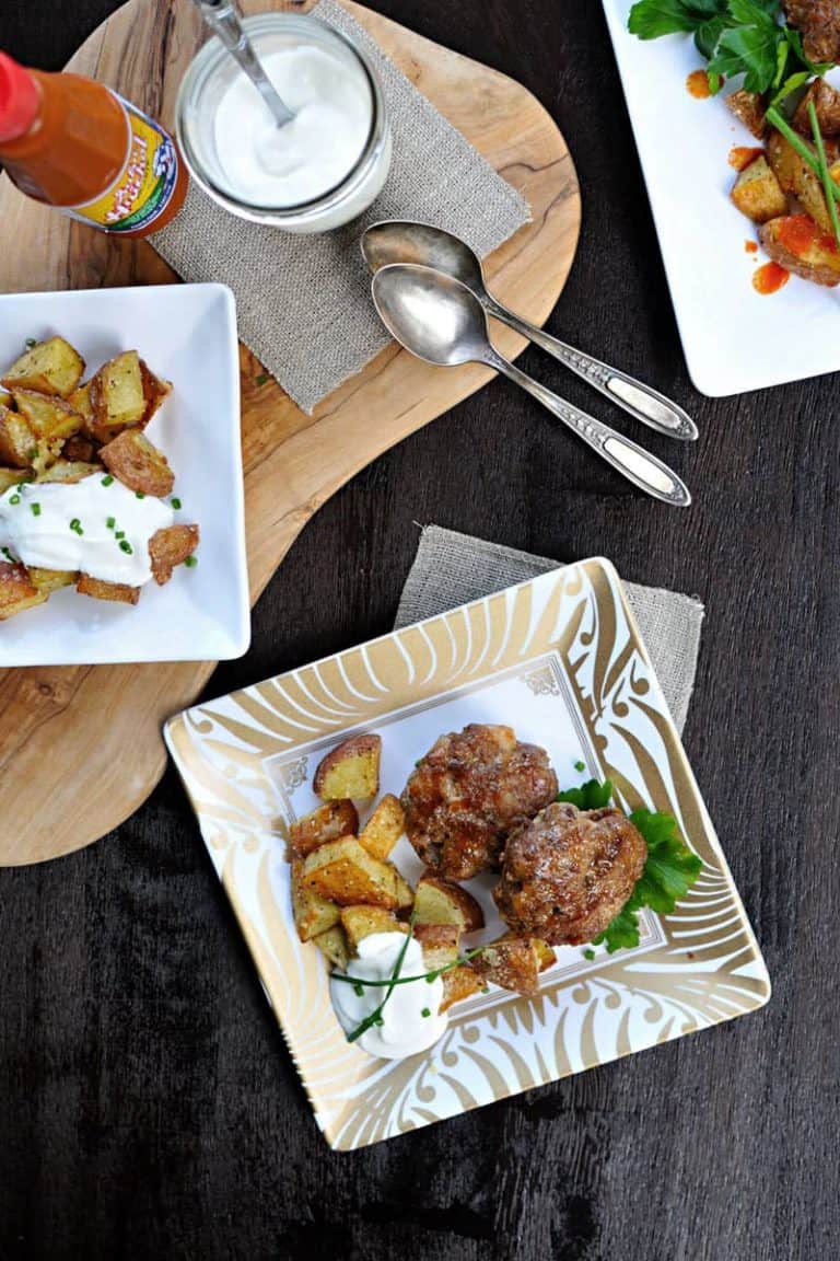 fennel-spiced turkey + bacon breakfast sausage with crispy parmesan ...