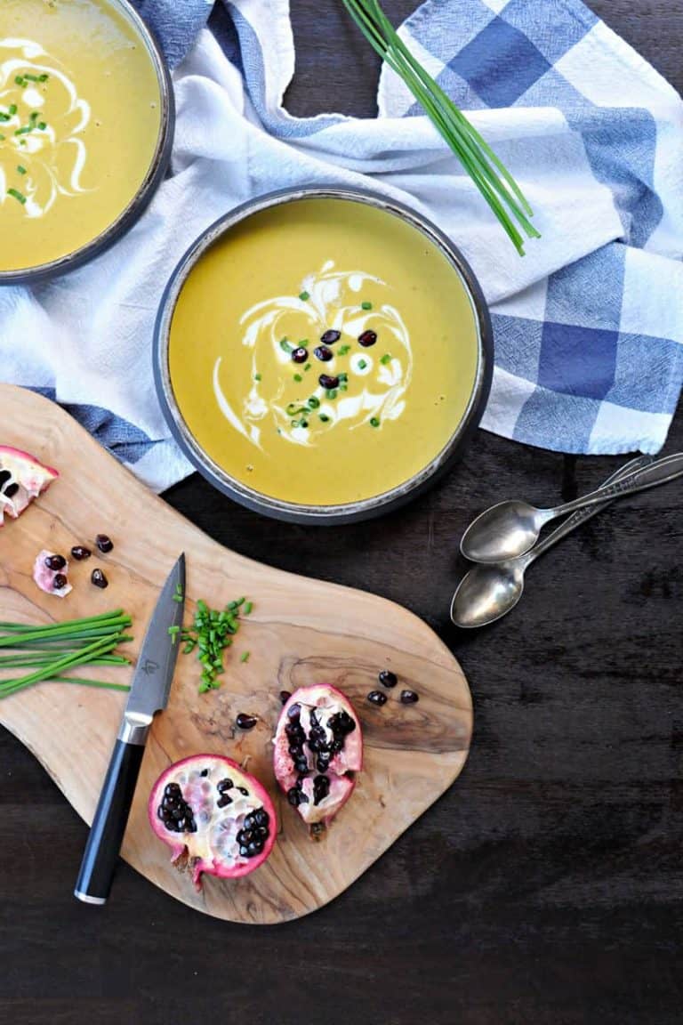 five spice + curried sweet corn soup - the pig & quill