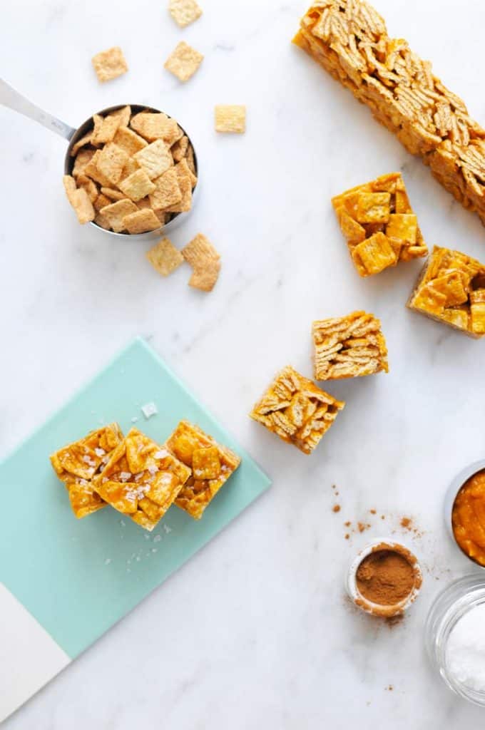 Salted Pumpkin Caramel Cinnamon Toast Crunchies - the pig & quill