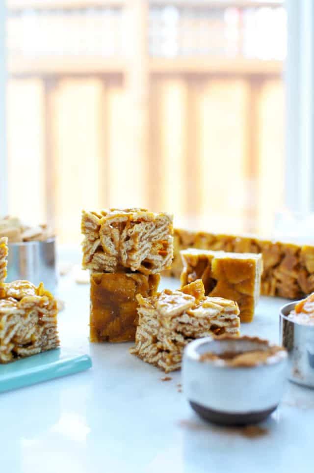 Salted Pumpkin Caramel Cinnamon Toast Crunchies - the pig & quill