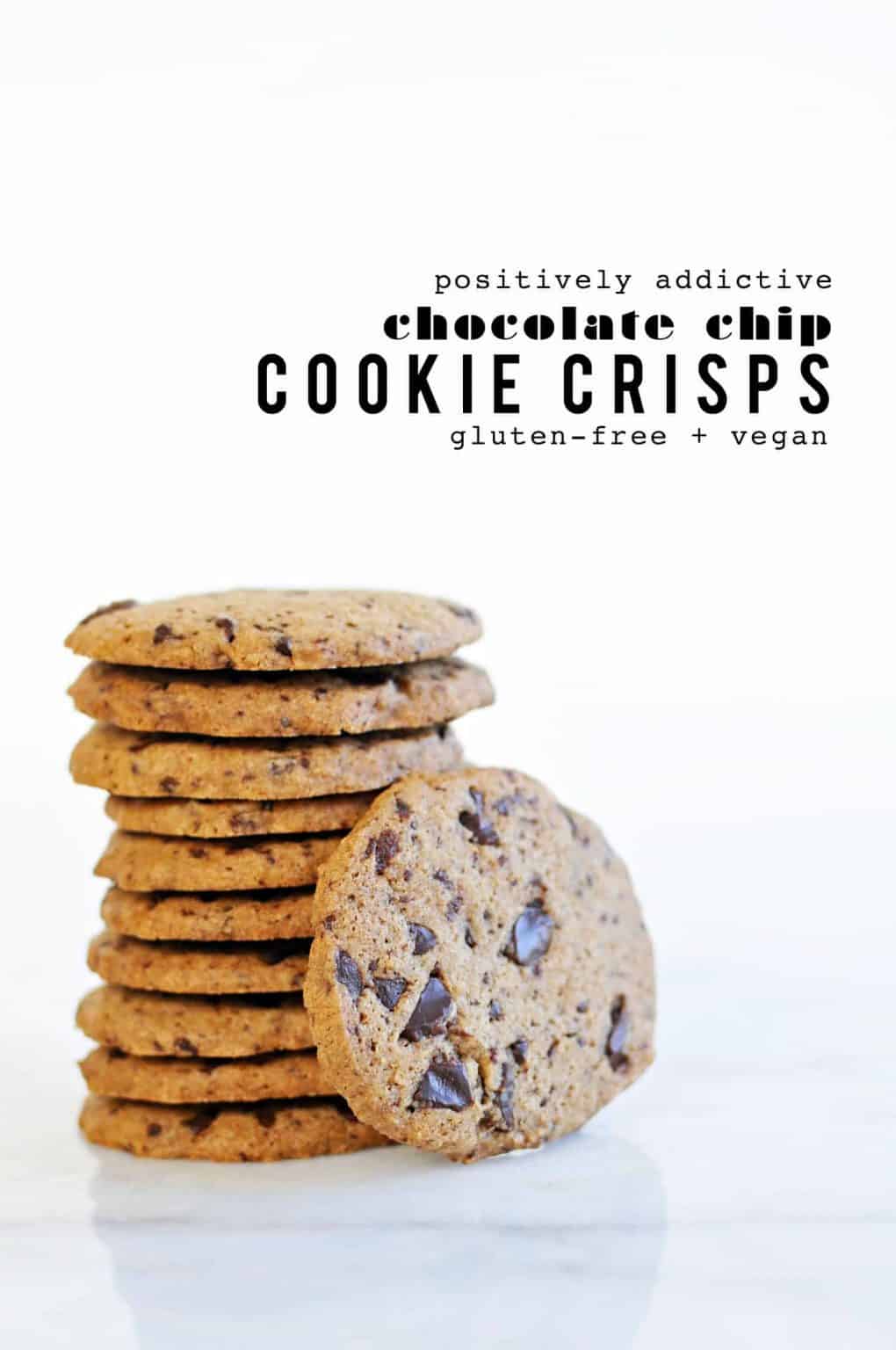 Chocolate Chip Cookie Crisps / Vegan + Gluten-Free - the pig & quill