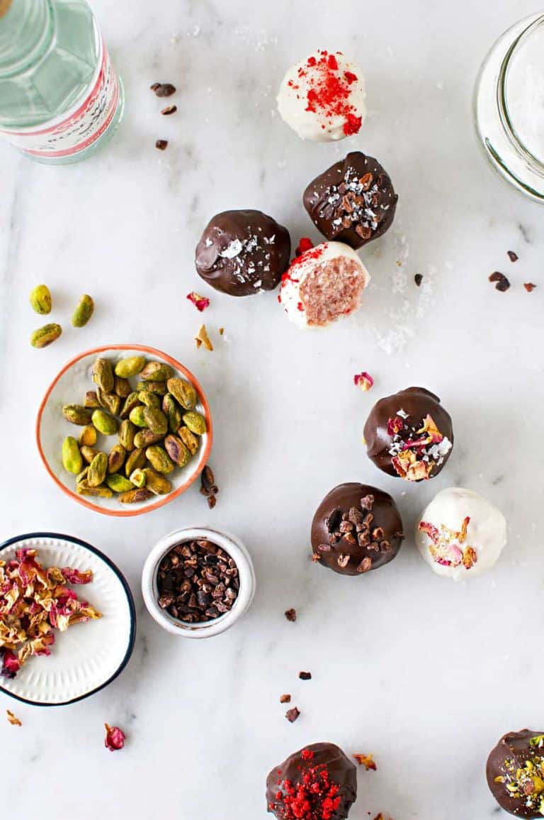 Vegan Coconut Truffles Two Ways (gluten-free) - the pig & quill