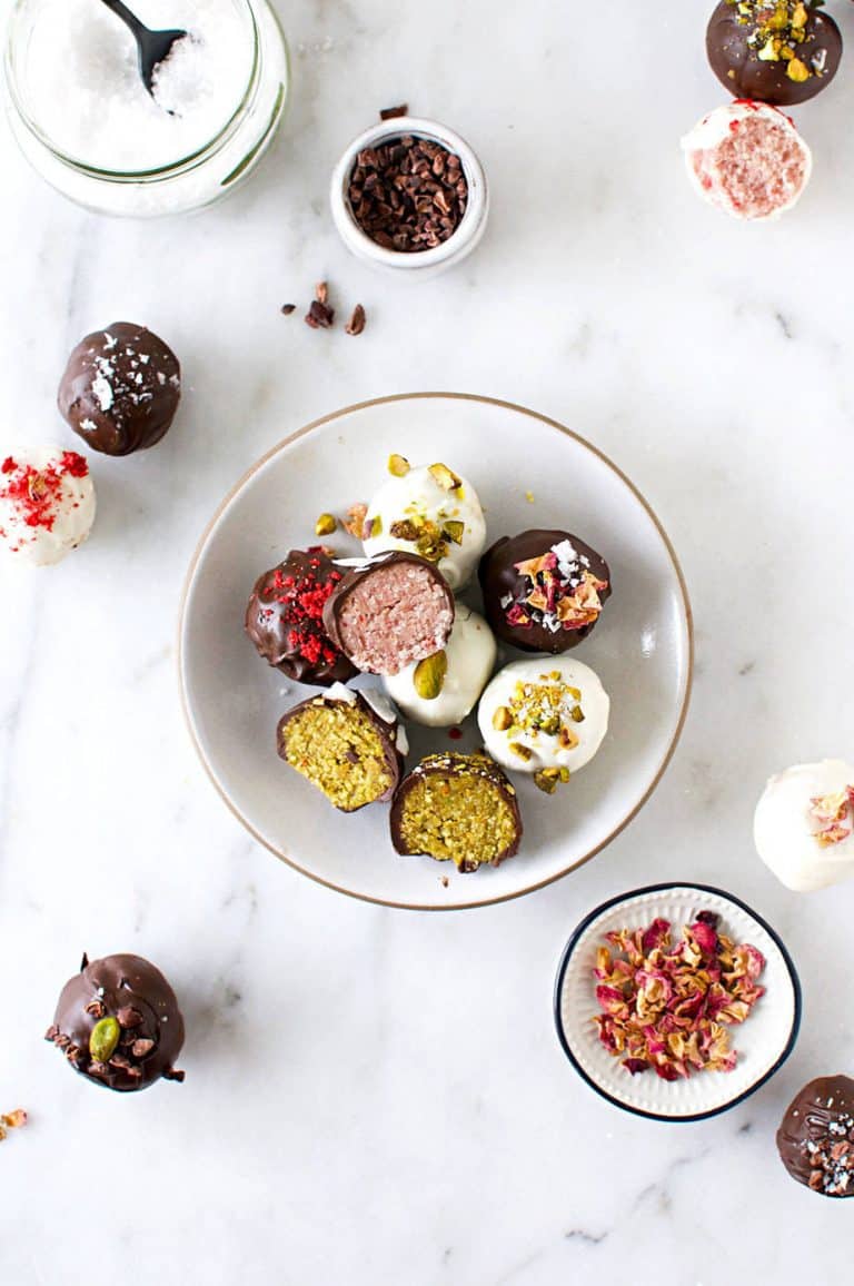 Vegan Coconut Truffles Two Ways (gluten-free) - the pig & quill