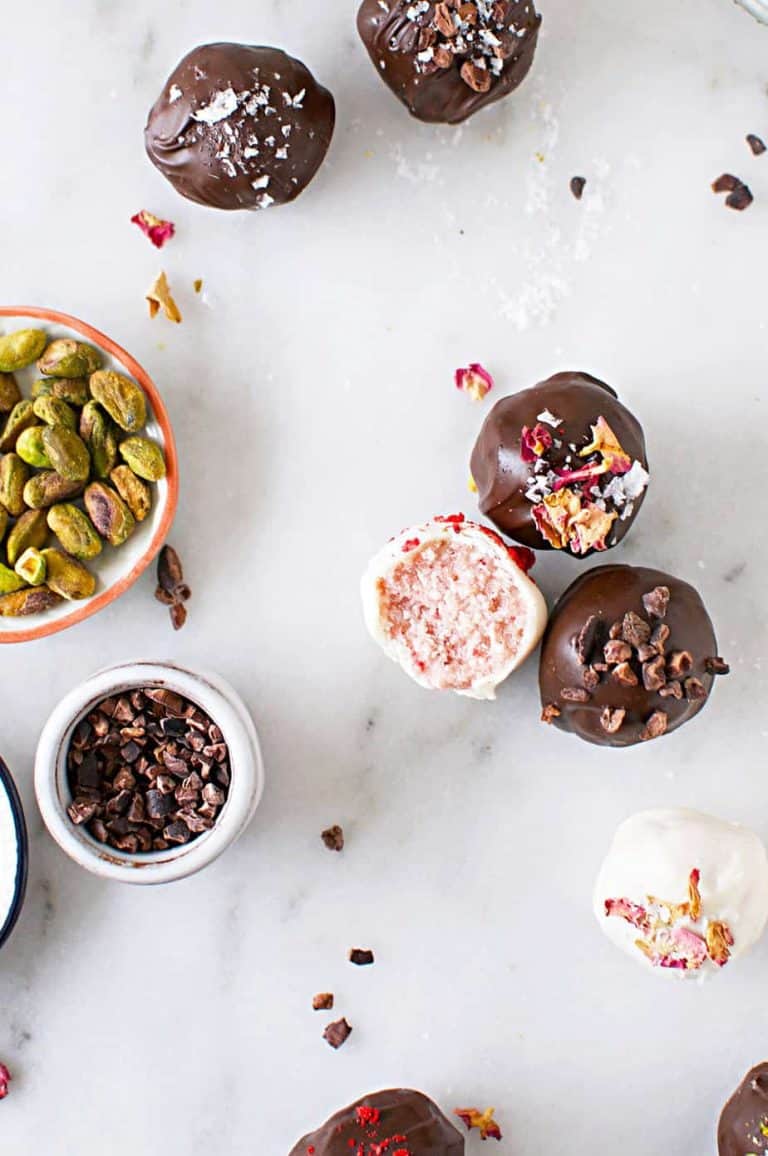Vegan Coconut Truffles Two Ways (gluten-free) - the pig & quill