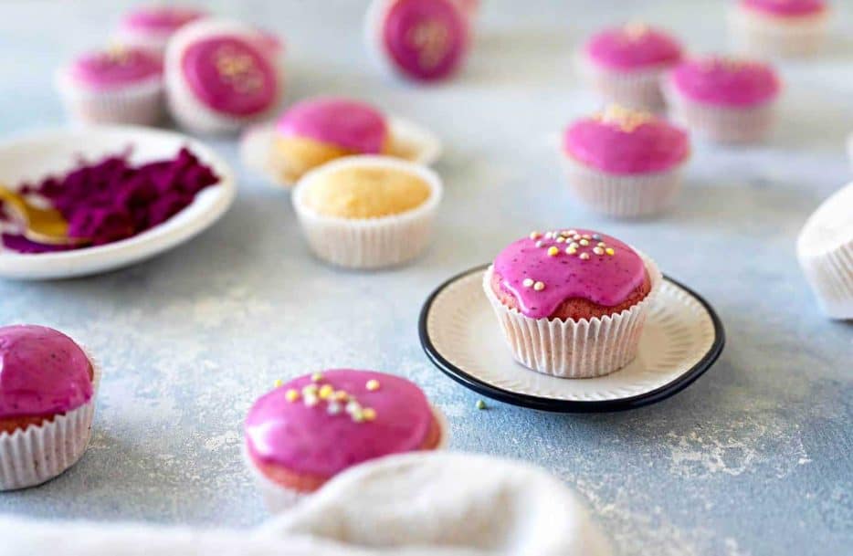 Pink Mini Vegan Donut Muffins - the pig & quill