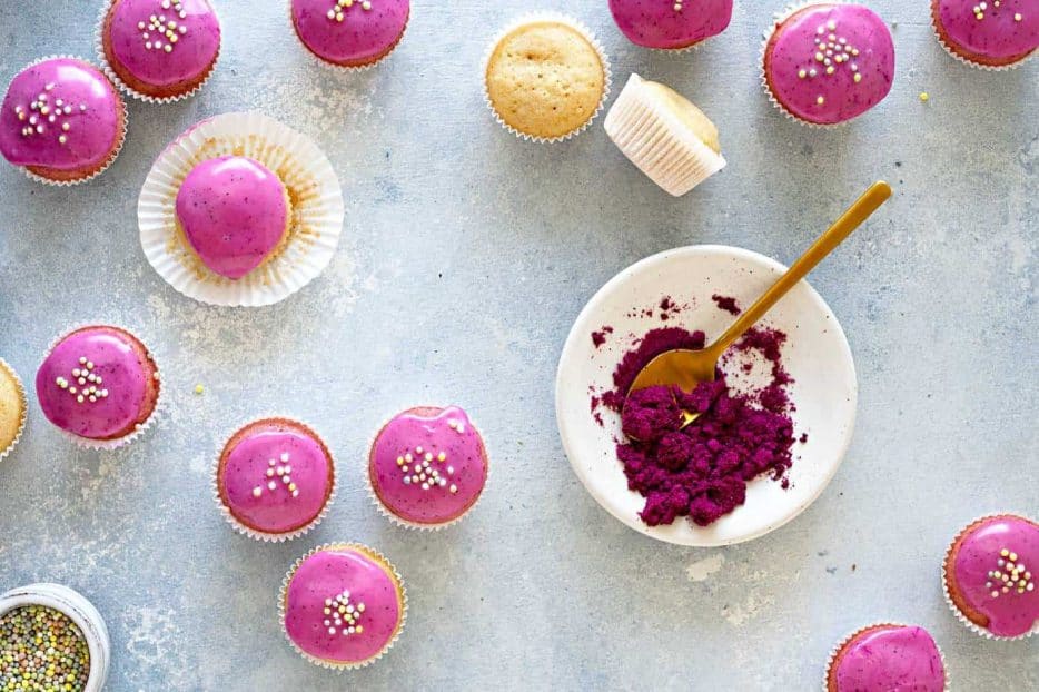 Pink Mini Vegan Donut Muffins - the pig & quill